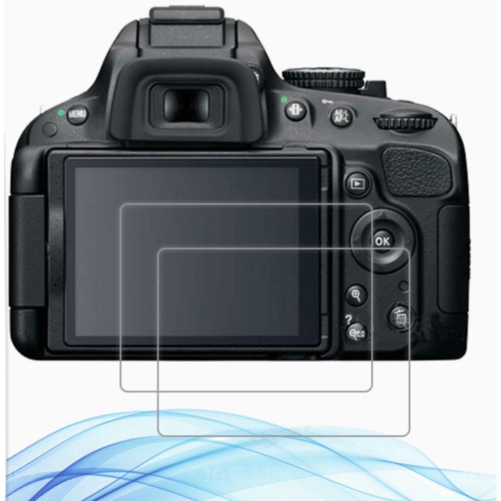 2PCS For Nikon D5200 D5600 D5500 D750 DF 9H Clear Tempered Glass Screen ...