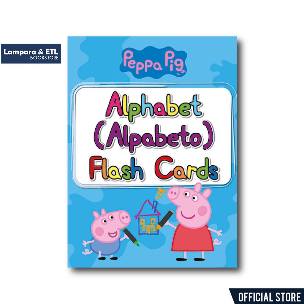 Peppa Pig Alphabet (Alpabeto) Flash Cards | Shopee Philippines