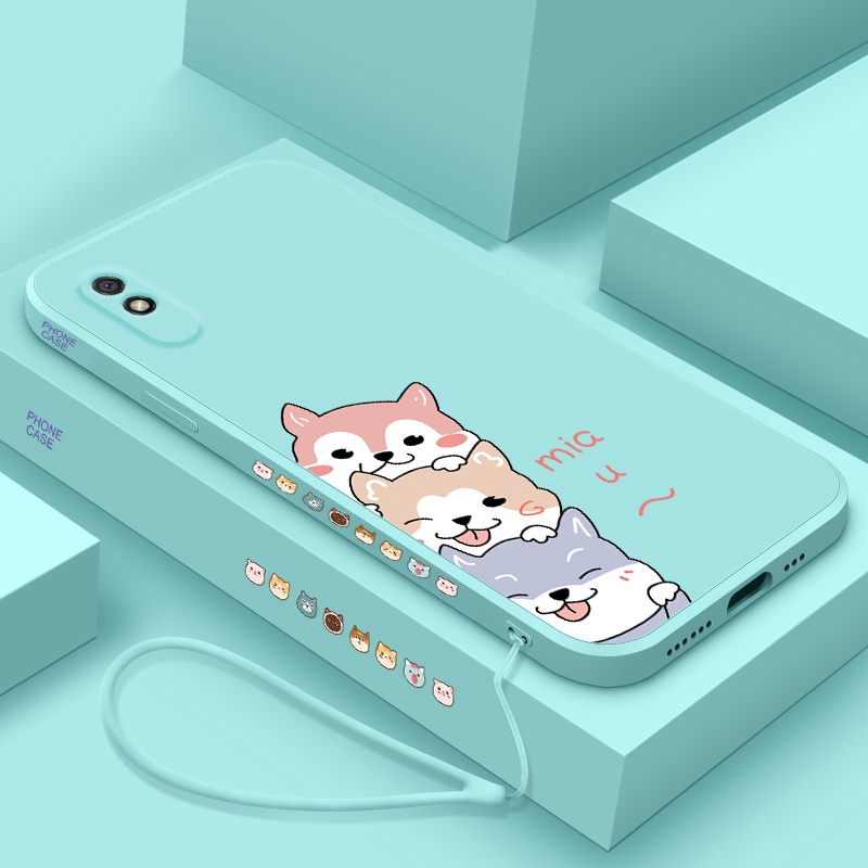 Casing Xiaomi Redmi 10 10C 10A 9 9A 9C 9T 8 8A Cute Cartoon Three Pets ...