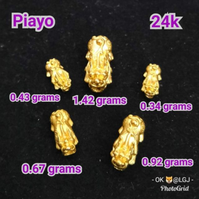 24k Hong kong Gold Piyao Lucky Charm Money Catcher | Shopee Philippines