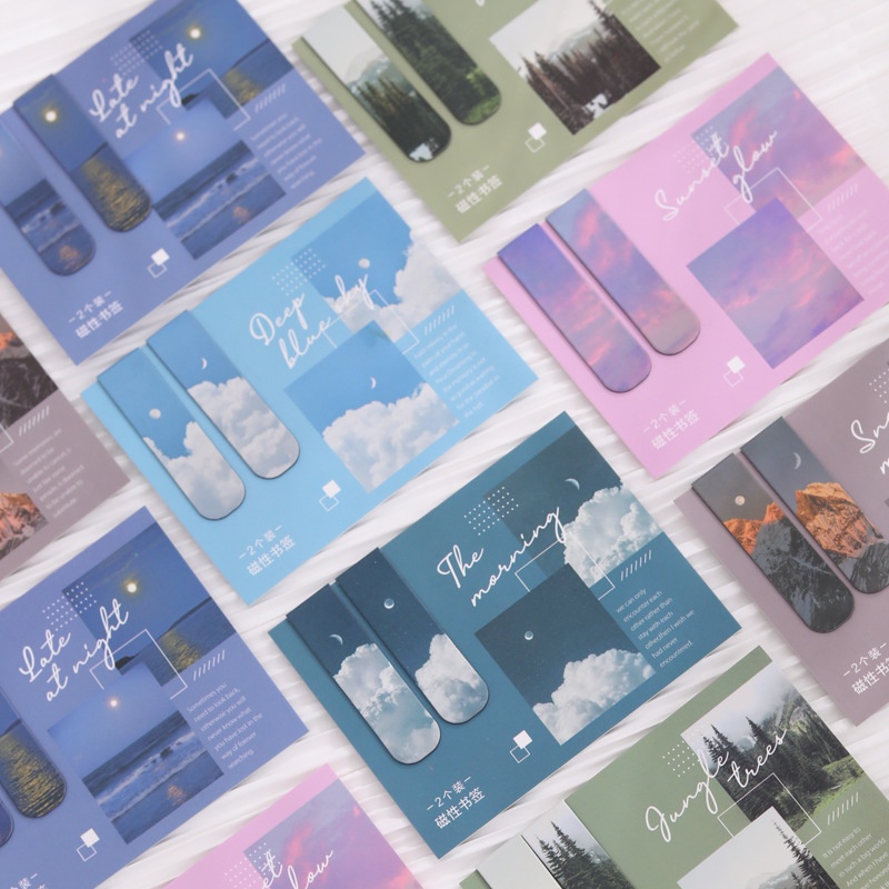 2Pcs Ins style Magnetic bookmarks | Shopee Philippines