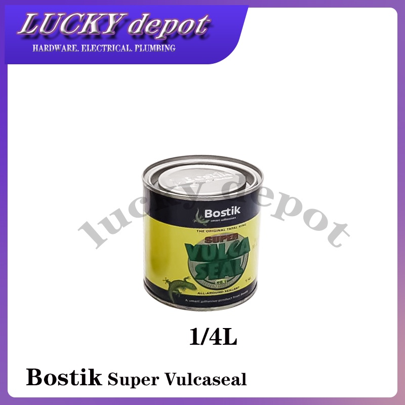 ORIGINAL SUPER VULCASEAL 1/4L / 1/2L / 1L ( BOSTIK ) | Shopee Philippines