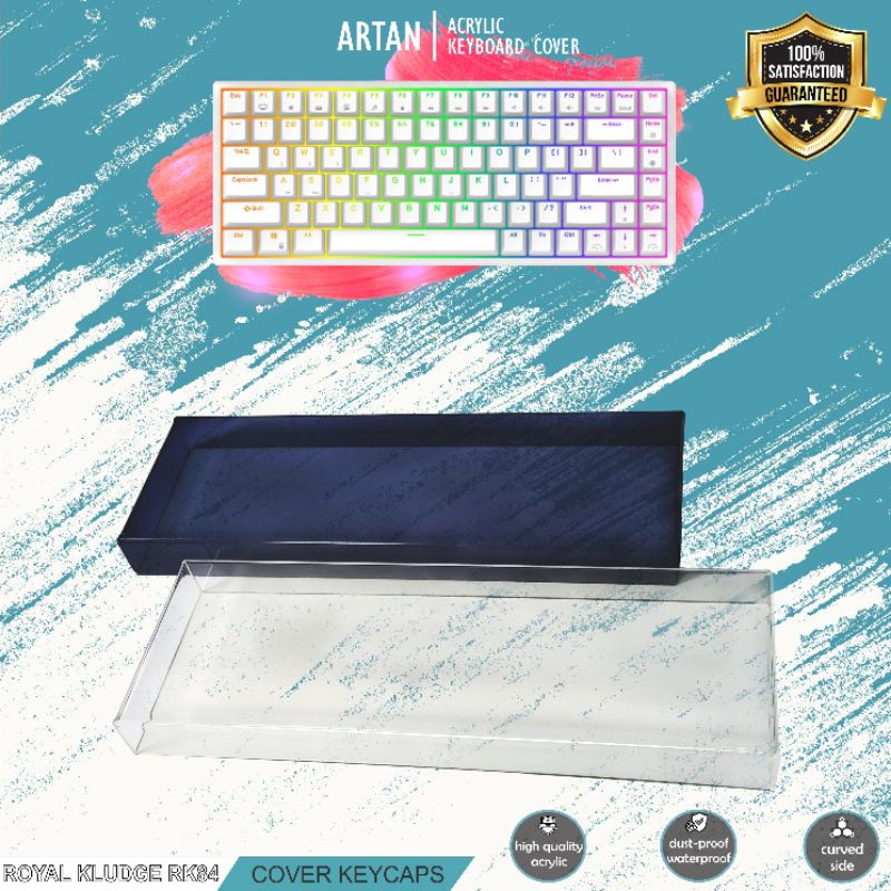 Royal Kludge RK84 ACRYLIC KEYCAPS COVER EFFECTIVE KEYBOARD CAPS ...