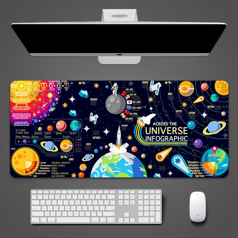 29 Models of Space Astronaut Mouse Pad Large Size Non-slip Computer ...