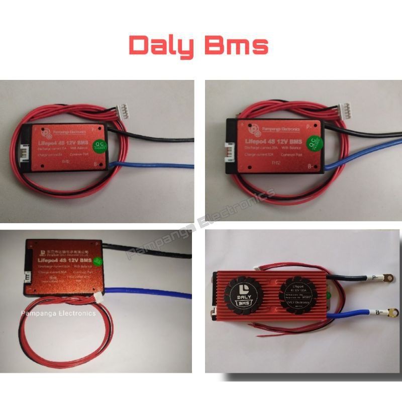 Daly 15a 20a 40a 60a 100a 4s 8s Bms for Lithium/Lifepo4 | Shopee Philippines