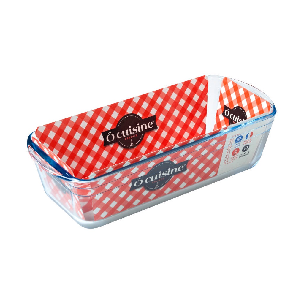 O' Cuisine Glass Loaf Dish (28x11cm, 1.5L) | Shopee Philippines