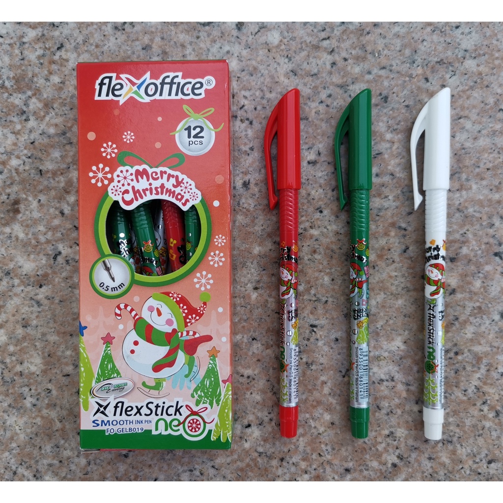 [FlexOffice] FlexStick Neo Smooth ink pen (Ballpen) 12pcs Black ink ...