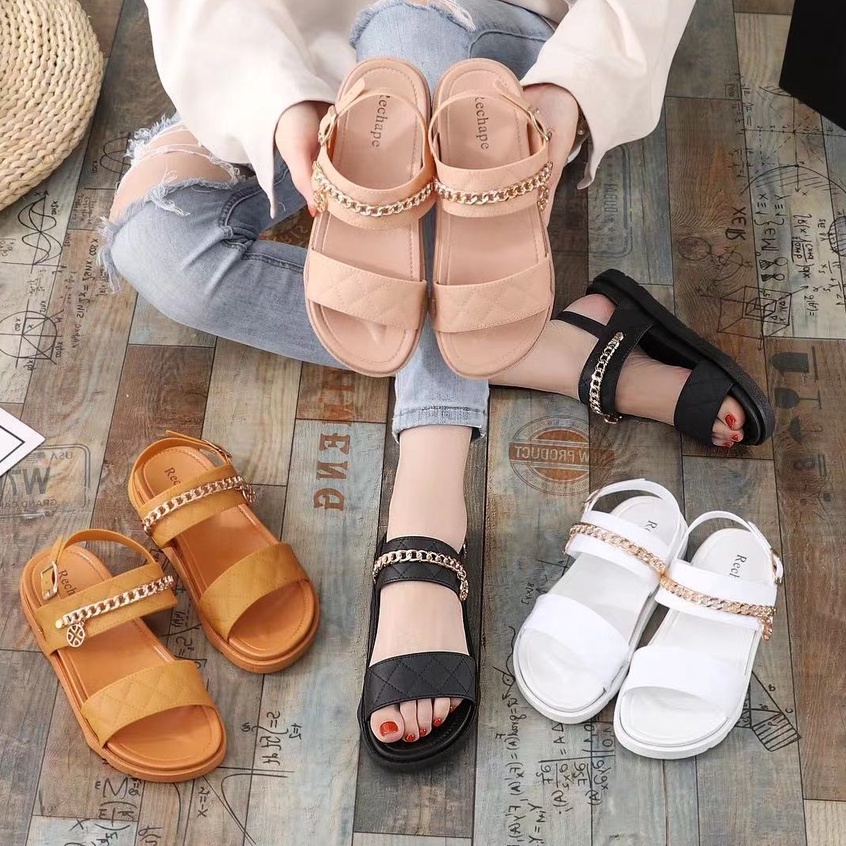 【36-40Sandas】Bestseller Korean Fashion Sandals Thick Bottom peep-toe ...