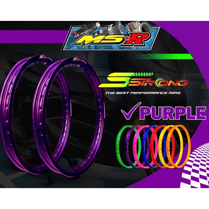 STRONG RIM T6 Alloy Rim 1.2/1.4 x 17 (with FREE T-SHIRT) | Shopee ...