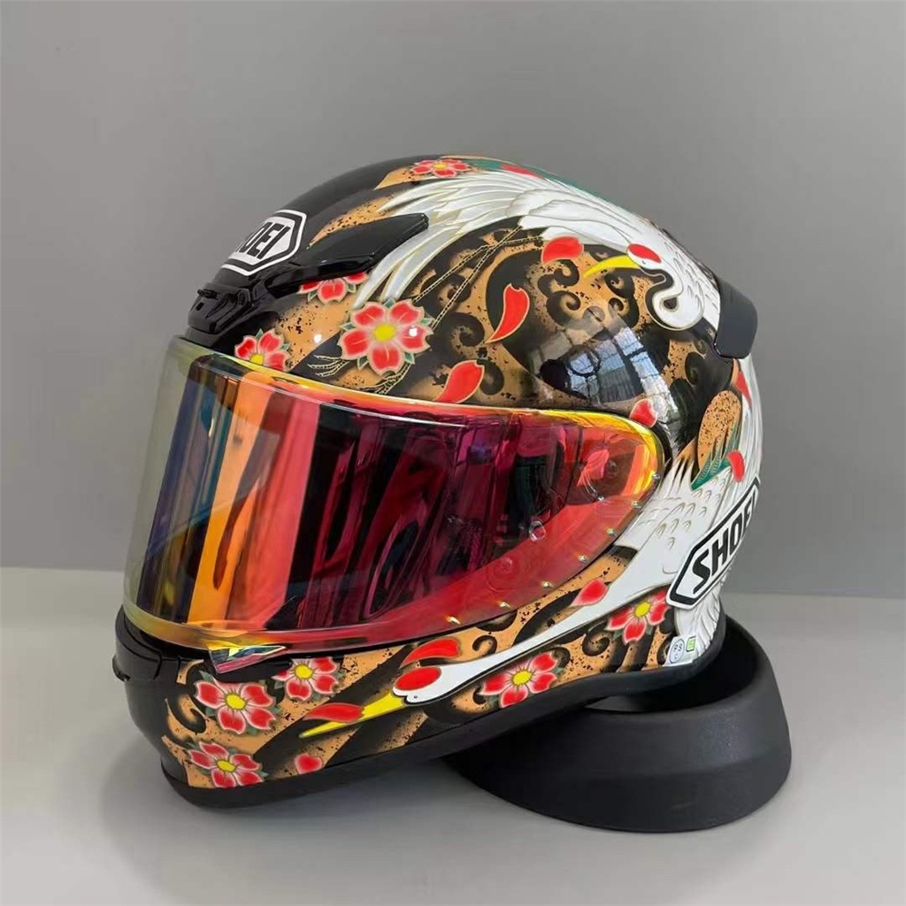 SHOEI Z7 Crane Pattern Full Face Helmet SHOEI Motorcycle Riding Helmet ...