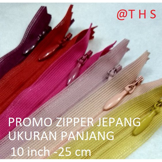 1 dozen Japanese Zippers - JAPANESE ZIPPERS SIZE 10 inch -25 cm ...