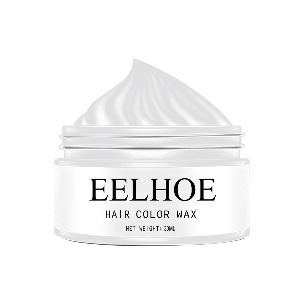 Eelhoe Hair Dye Wax Styling Silver Mud Grey Disposable Natural Hair ...