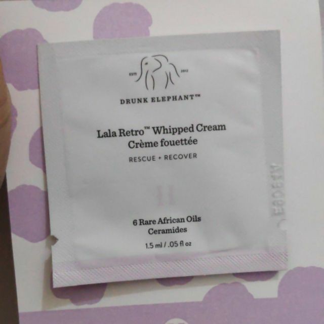 ON HAND! Authentic Drunk Elephant Lala Retro Whipped Cream SAMPLE ...