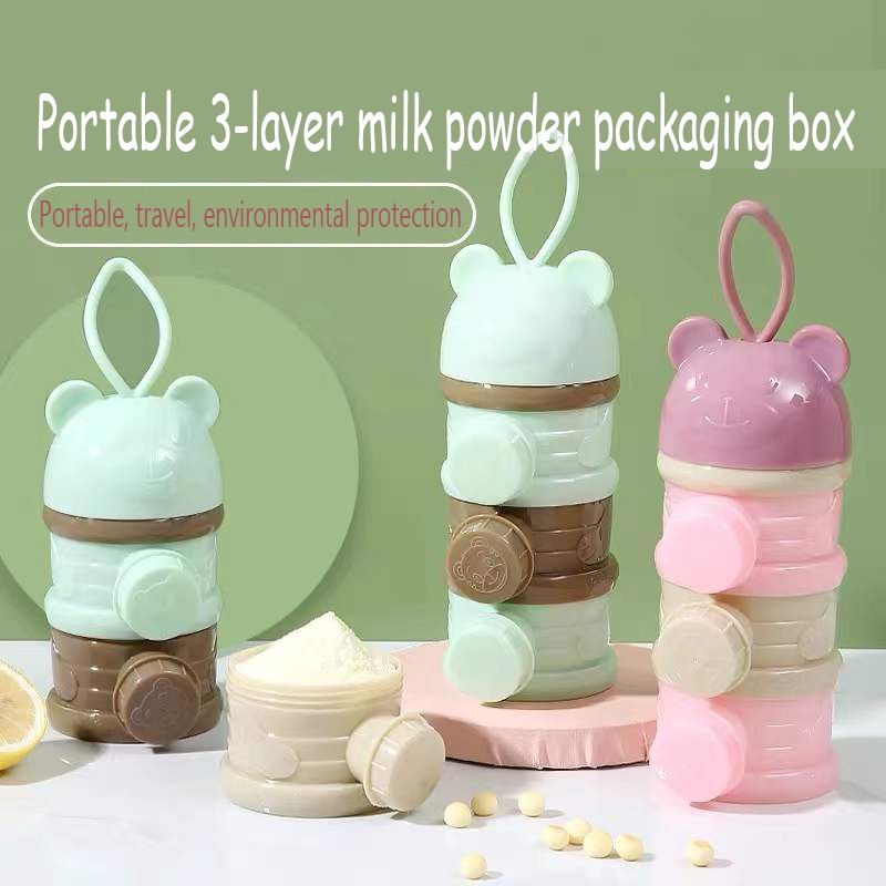 Baby 3-layer formula milk powder packaging box Portable infant milk ...