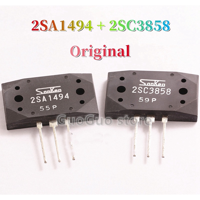 2pcs Original 2SA1494 2SC3858 (1pcs A1494 + 1pcs C3858) Audio amplifier ...