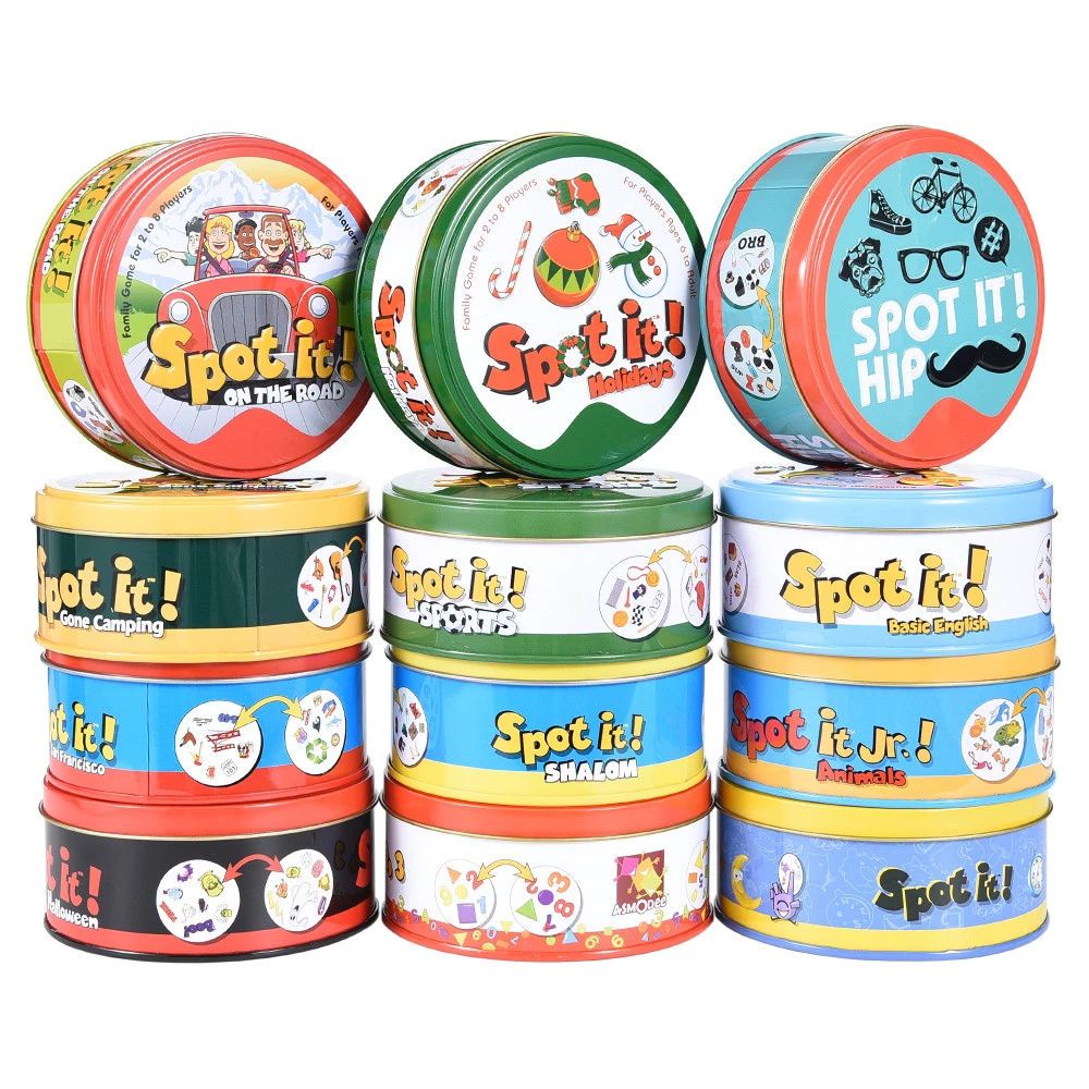30+ Different Styles Dobble Card Game Spot It Potte Age 6 Board Game 2 ...