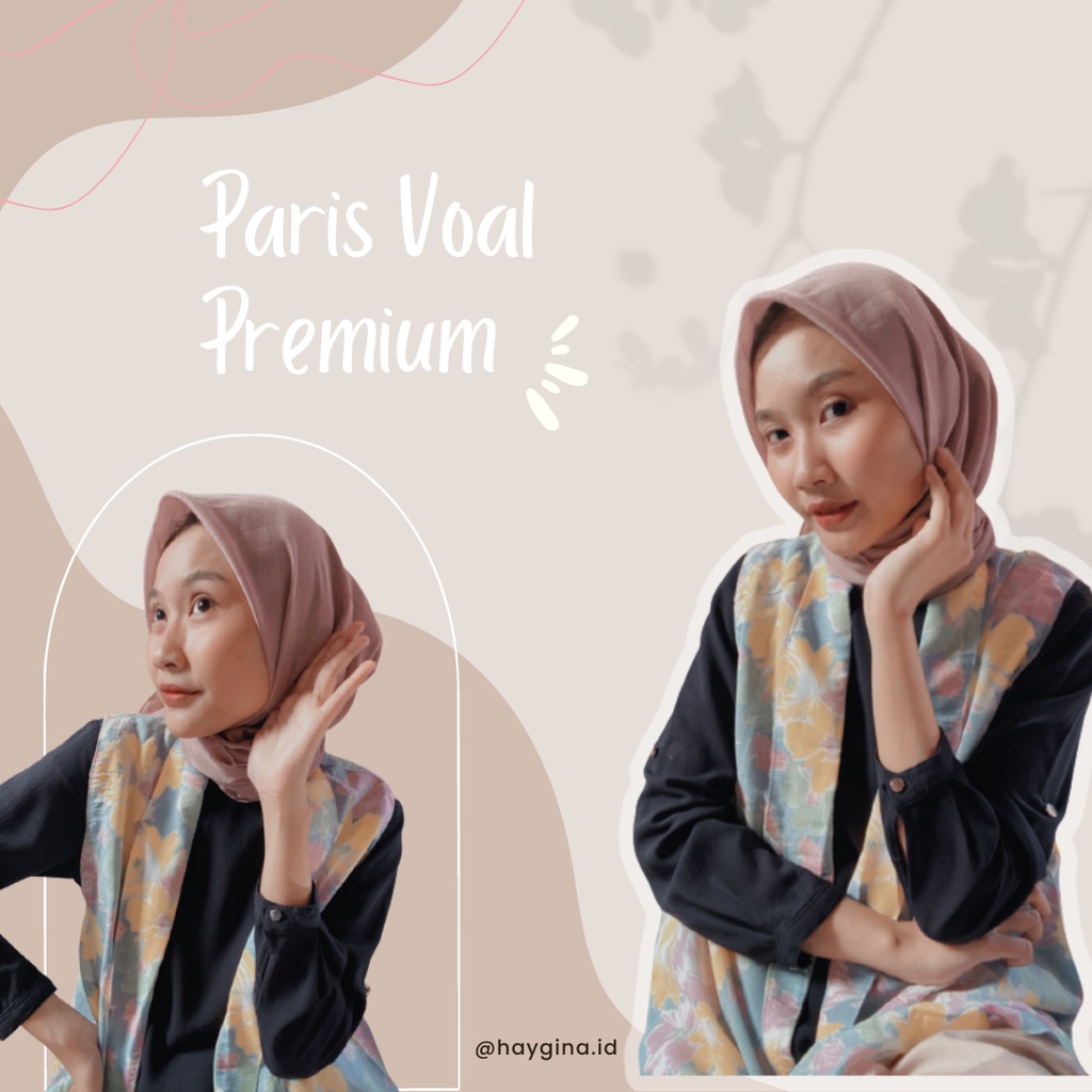 Premium VOAL PARIS / Plain SCARVES | Shopee Philippines
