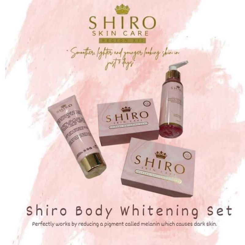 SHIRO BODY WHITENING SET | Shopee Philippines