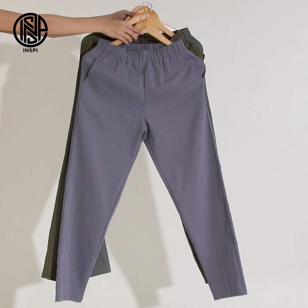 INSPI Trouser Pants for Men with Pockets and Drawstring Stretchable ...