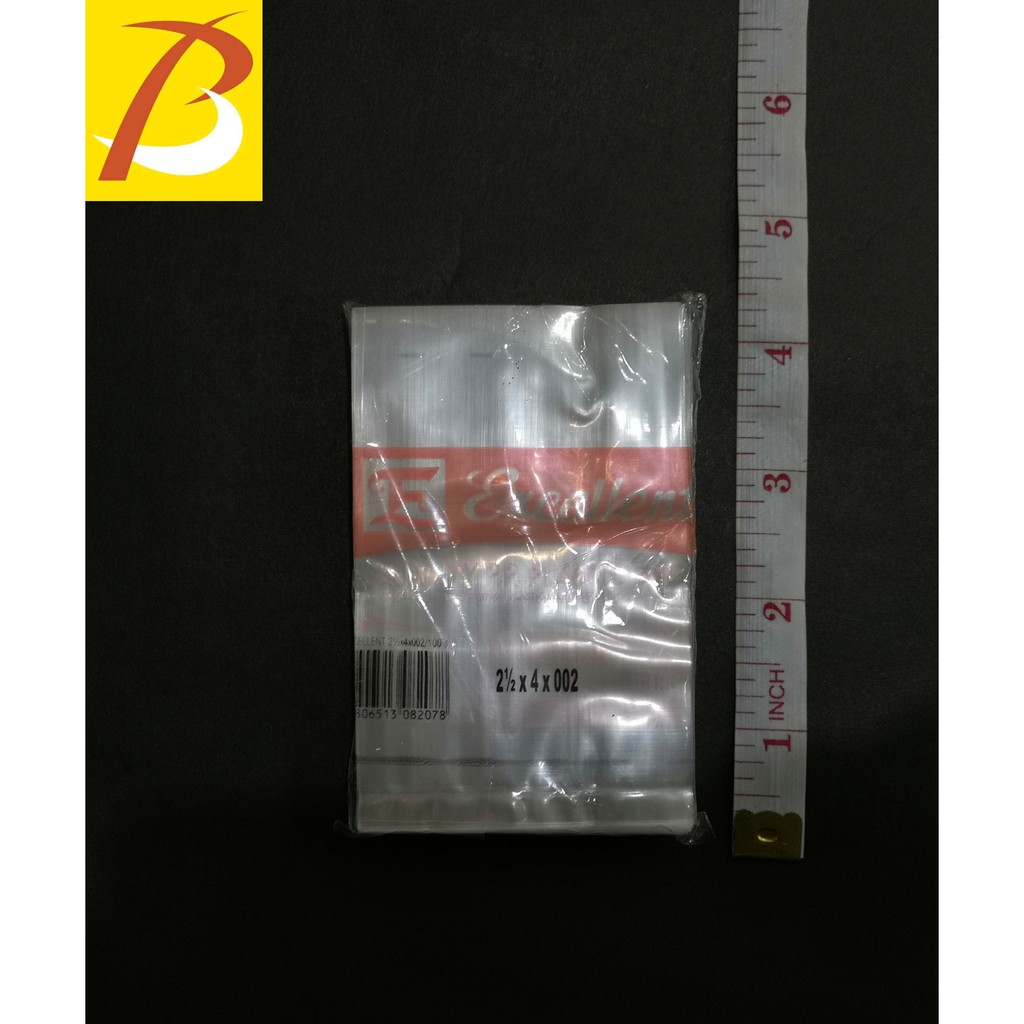 Clear PP Plastic Bag (2"- 5" inches) 100pcs Food Grade Heat Sealable ...