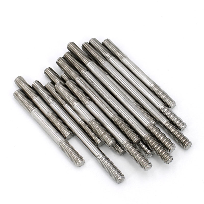 1pc Double End Thread Rod M8 M10 304 A2 Stainless Steel Headless Stud Bolts Screw Rod Tooth ...