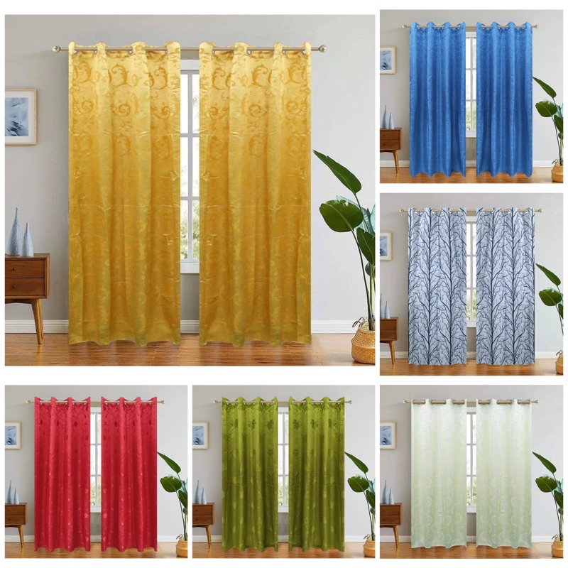 Curtain Luxury New Assorted High Quality Window Curtains Brocade With ...