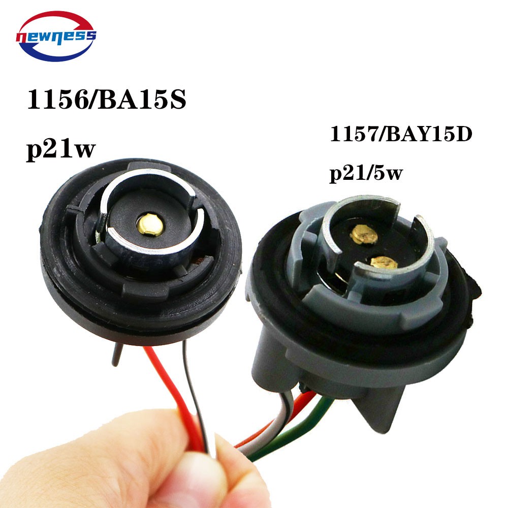 1PCS S25 1156 BA15S 1157 BAY15D Car Auto LED Bulb Socket adapter Holder | Shopee Philippines