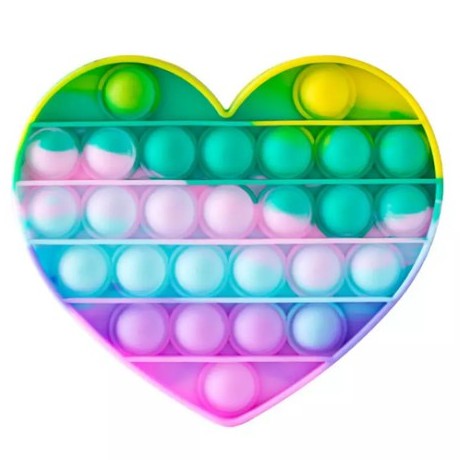 New Unicorn Pop Its Round Fidget Toy Push bubble stress relief kids pop ...