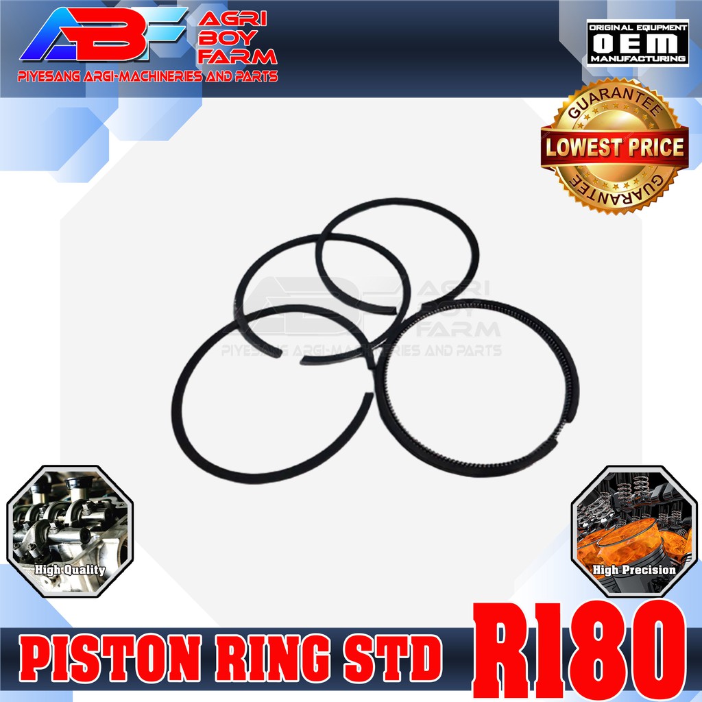 Piston Ring Std R180 Water Cooled Diesel Engine | Shopee Philippines