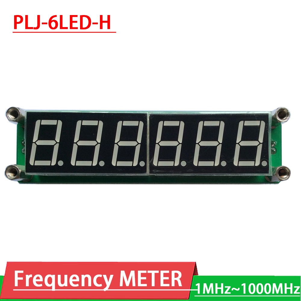 PLJ-6LED 1MHz~1000MHz Frequency Counter Tester METER measurement LED ...