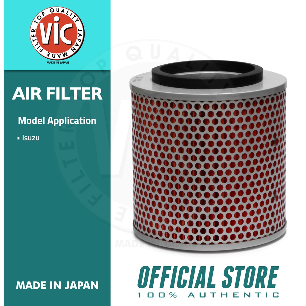 VIC Air Filter A-520V for Isuzu Elf 4JA1/4HG1/4JH1, Crosswind | Shopee ...