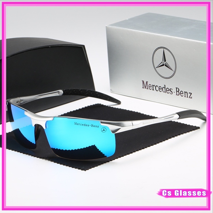 Mercedes-Benz Polarized Sunglasses Men's UV Protection Riding Glasses ...