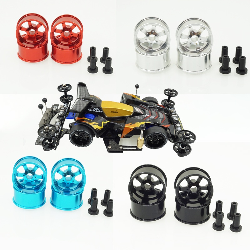 Homemade TAMIYA MINI 4WD RACING CAR Assembly Model Mid-Caliber Aluminum ...