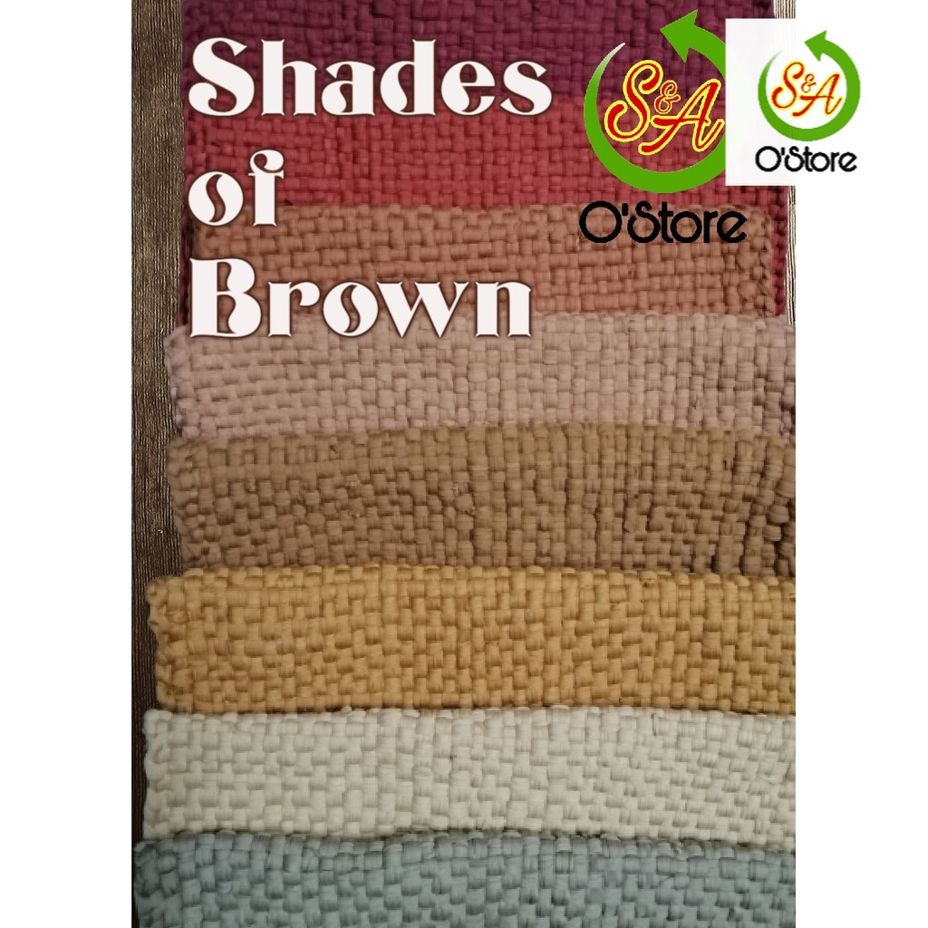 Basahan Doormat Foot Rugs in Medium Size (Shades of Brown)2 | Shopee ...