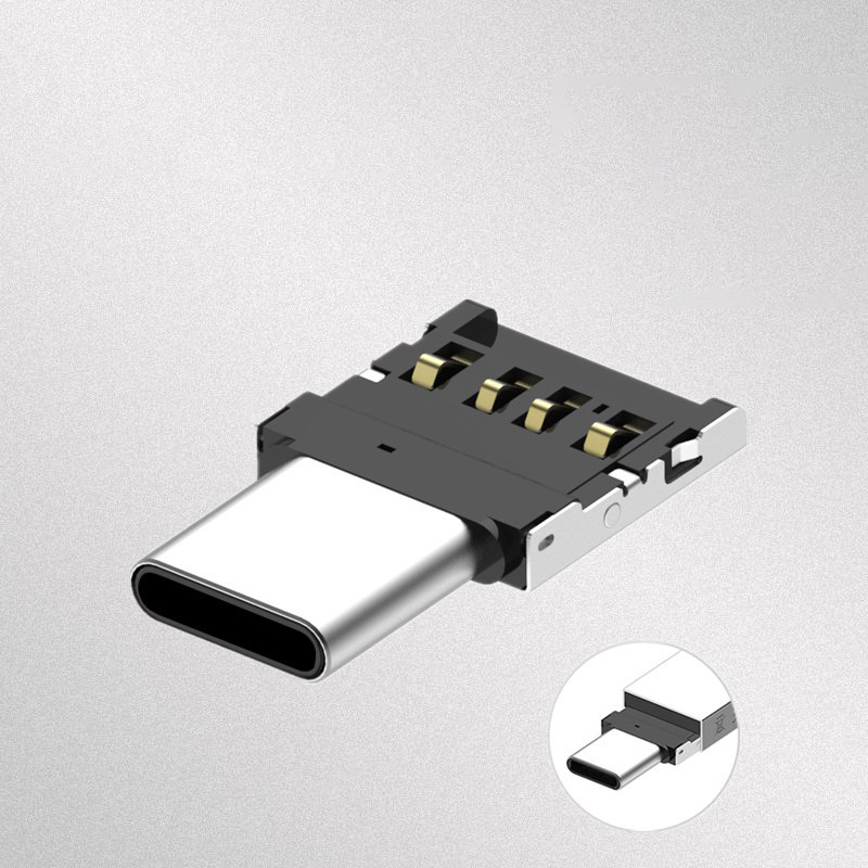 USB to Type C Connector Type-C Android Phone OTG Flash Drive Universal ...