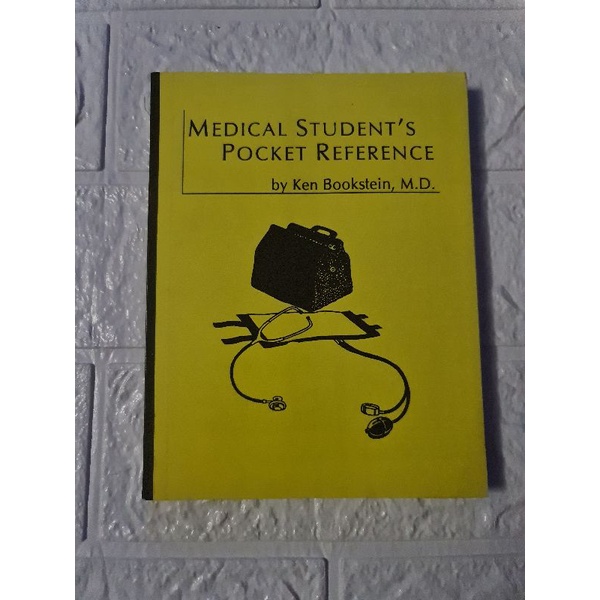 Medical Student's Pocket Reference By: Ken Bookstein | Shopee Philippines
