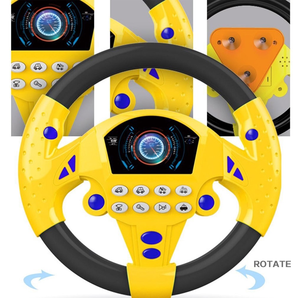 Pretend Copilot Steering Wheel Simulation Driving Car with Sounds for ...