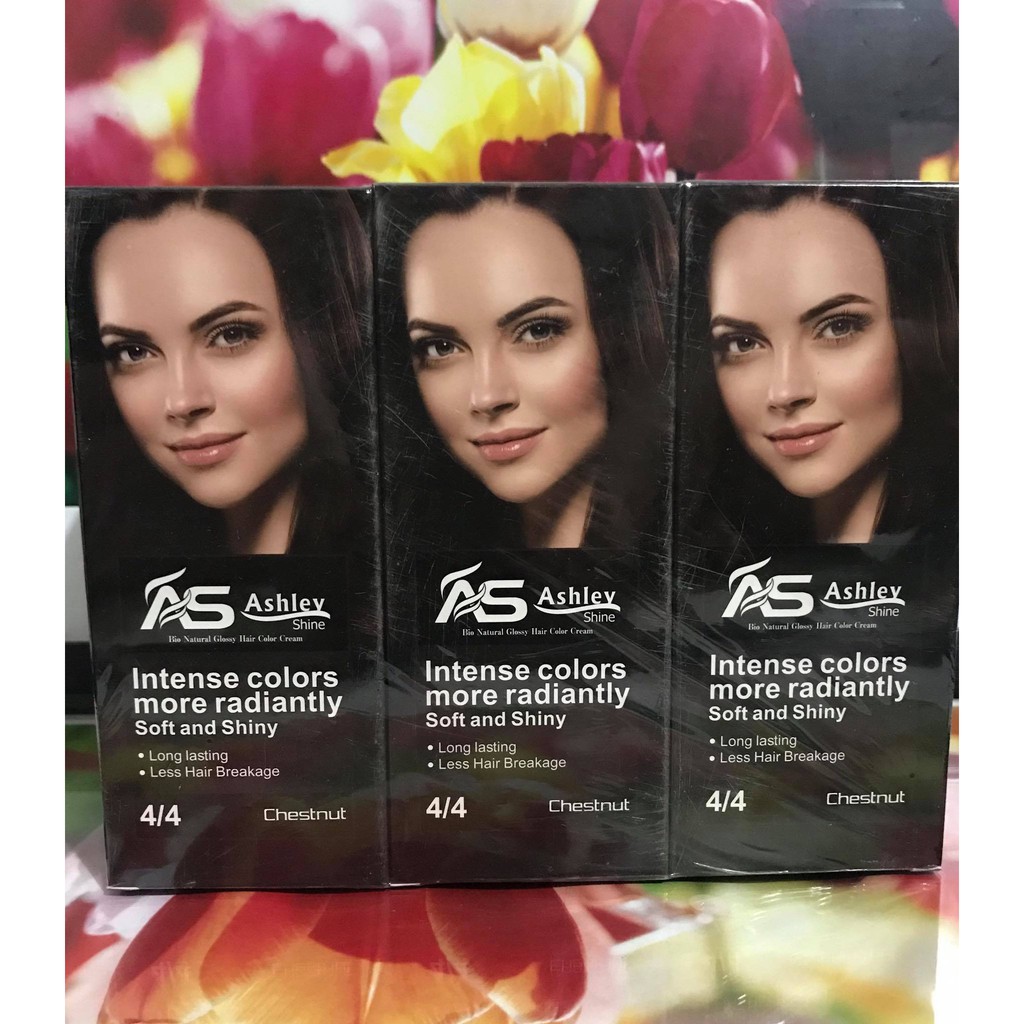 ASHLEY SHINE HAIR COLOR 4/4 (CHESTNUT) | Shopee Philippines