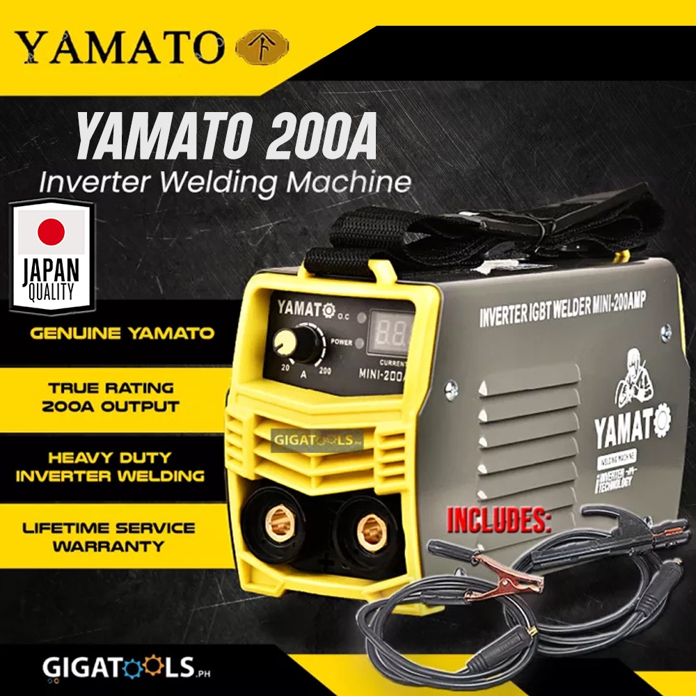 New Yamato 200A Digital Inverter ( MINI 200A ) IGBT Welding Machine ...