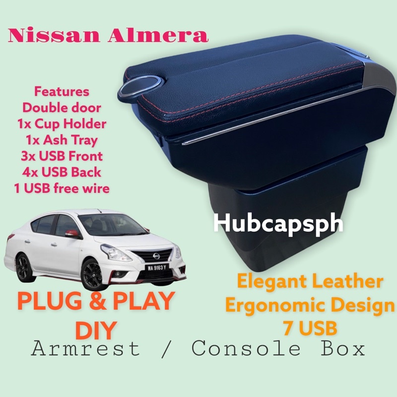 New Design Nissan Almera 2016-2022 armrest arm rest console box ...
