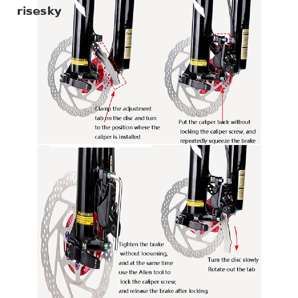 [risesky] Mountain Bike Disc Brake Rotor Adjustment Tool Stainless ...