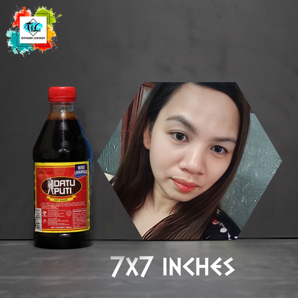 Personalized HEXAGON PHOTO TILE for Modern Wall Art Decor w/ Photo ...