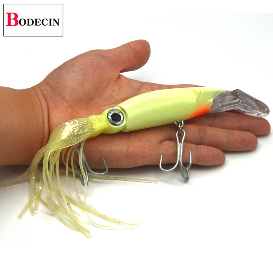 1PCS Lifelike Octopus Lure With Treble Hook And Jigs Peche 14cm 39G ...