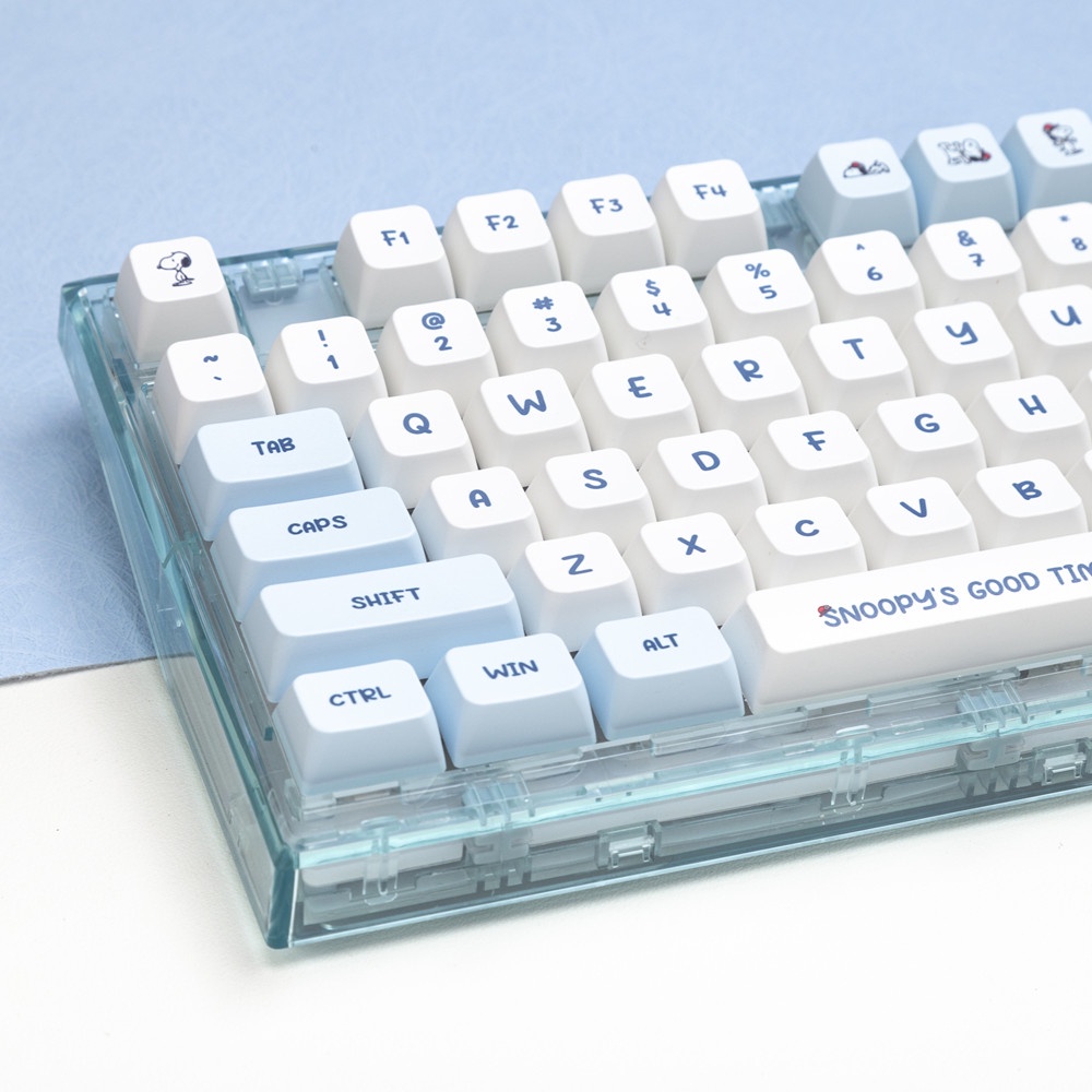 133 Keys Snoopy Keycaps LDA Profile Class MDA Profile Cartoon Anime PBT ...