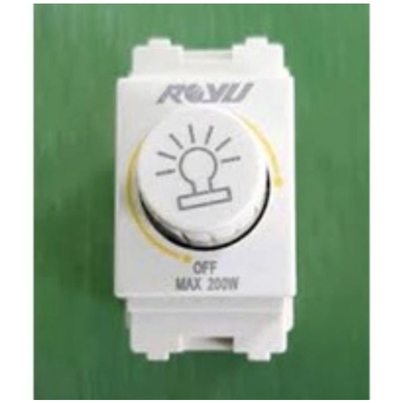 ROYU DIMMER SWITCH CLASSIC SERIES 200W, 500W, 800W DEVICE ONLY PANG ADJUST NG LIWANAG NG ILAW ...