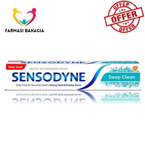 SENSODYNE DEEP CLEAN 100G | Shopee Philippines