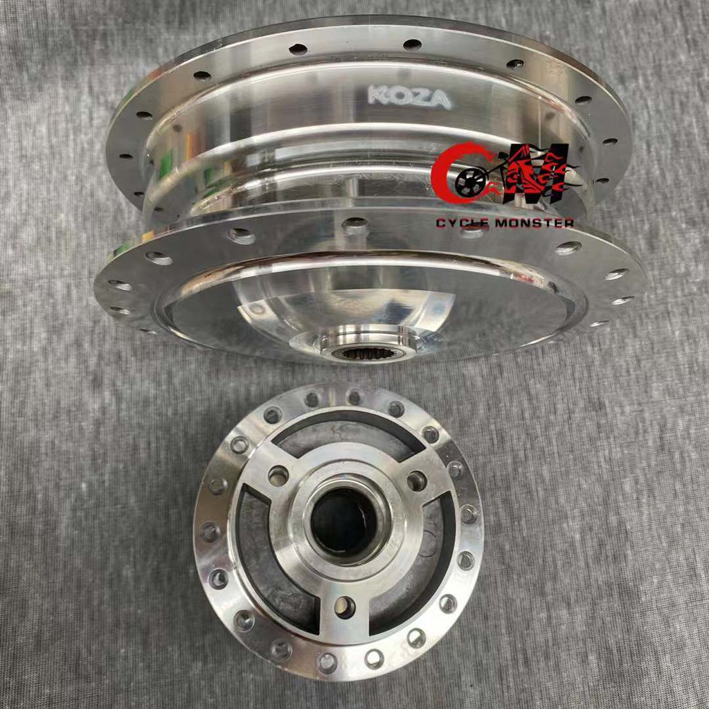 motorcycle koza front hub 3 holes hub set mio i 125,m3,soul i 125(front ...