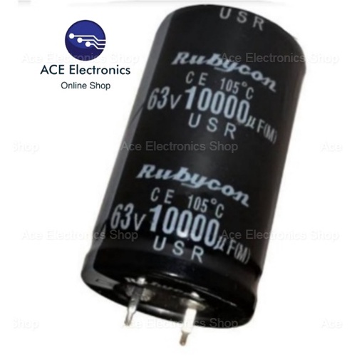 63V 10,000UF RUBYCON ELECTROLYTIC CAPACITOR | Shopee Philippines