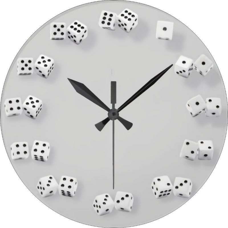 KAYU Dice MDF WOODEN AESTHETIC WALL CLOCK | Shopee Philippines