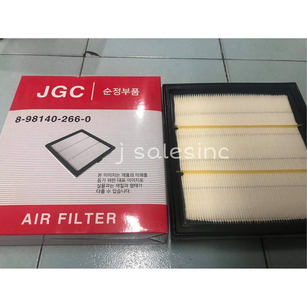 GENUINE JGC Air Filter for Isuzu D-Max New Model (2014-2018) and MU-X ...
